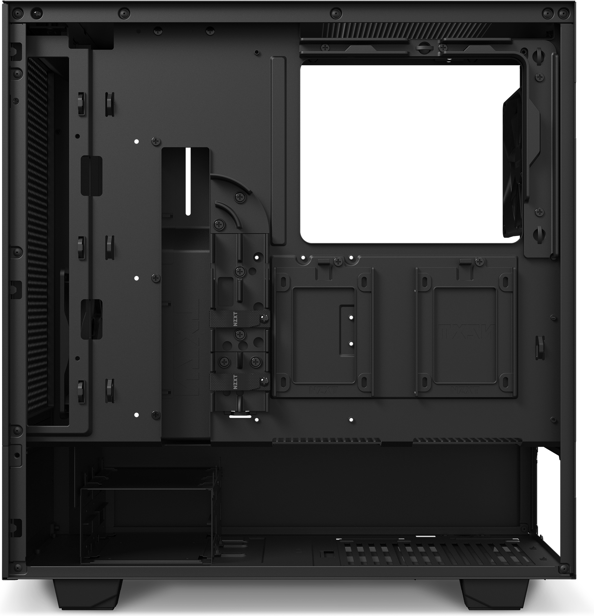 NZXT H511 Flow Compact Mid Tower ATX-kotelo ikkunalla, musta ...