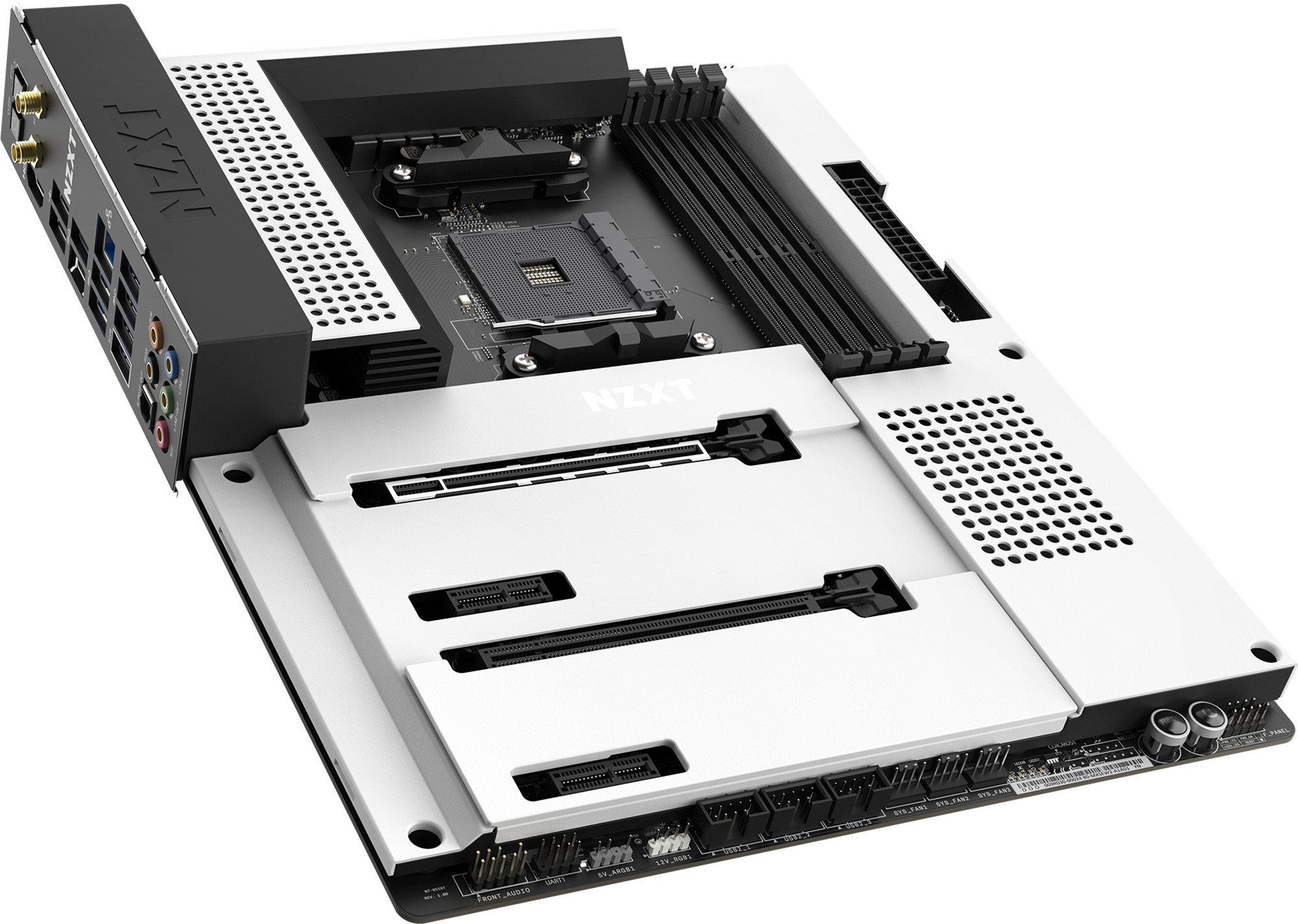 NZXT N7 B550 AM4 ATX-emolevy, valkoinen – Verkkokauppa.com