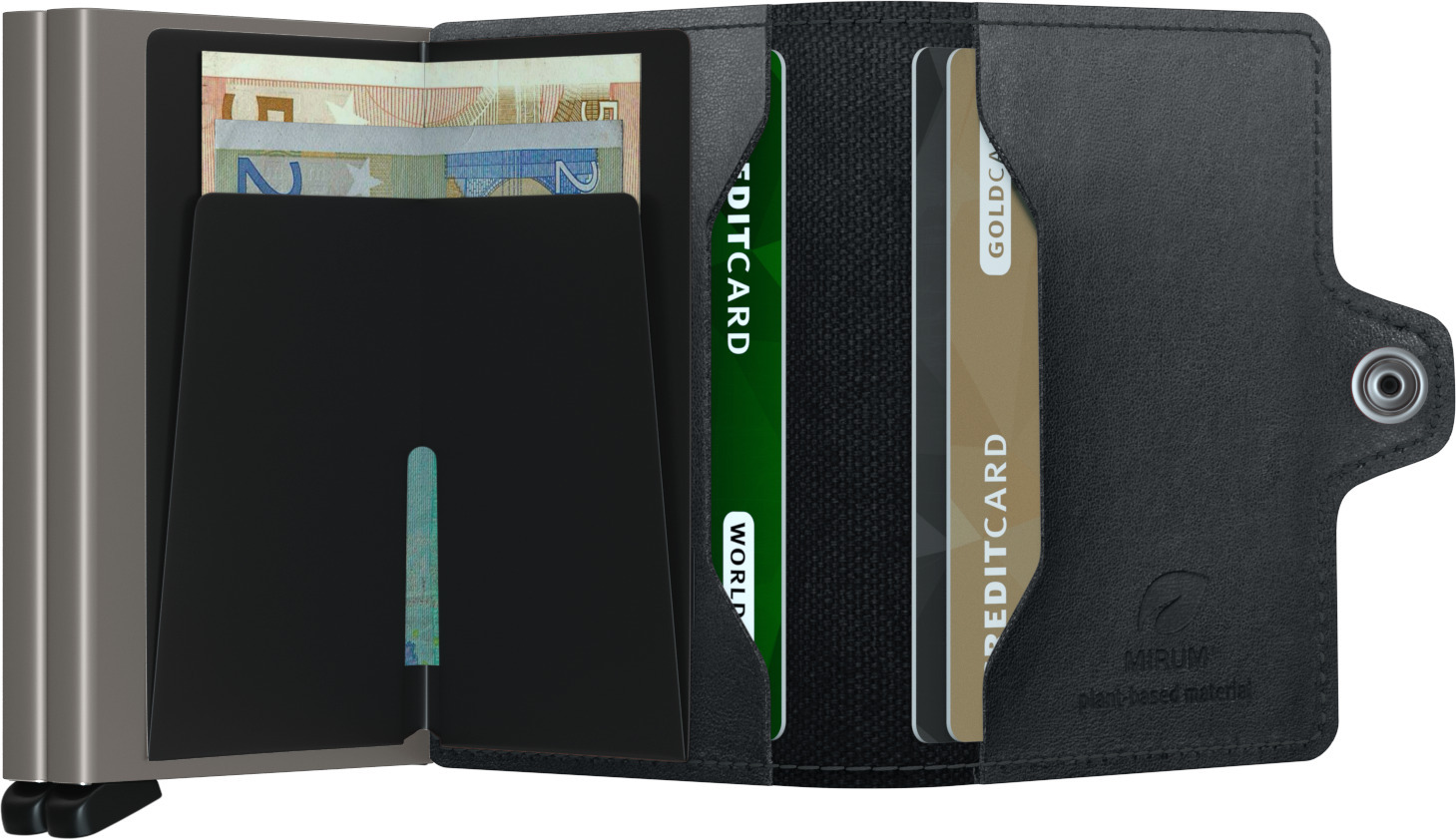 Secrid Twinwallet Mirum -lompakko, musta – Verkkokauppa.com