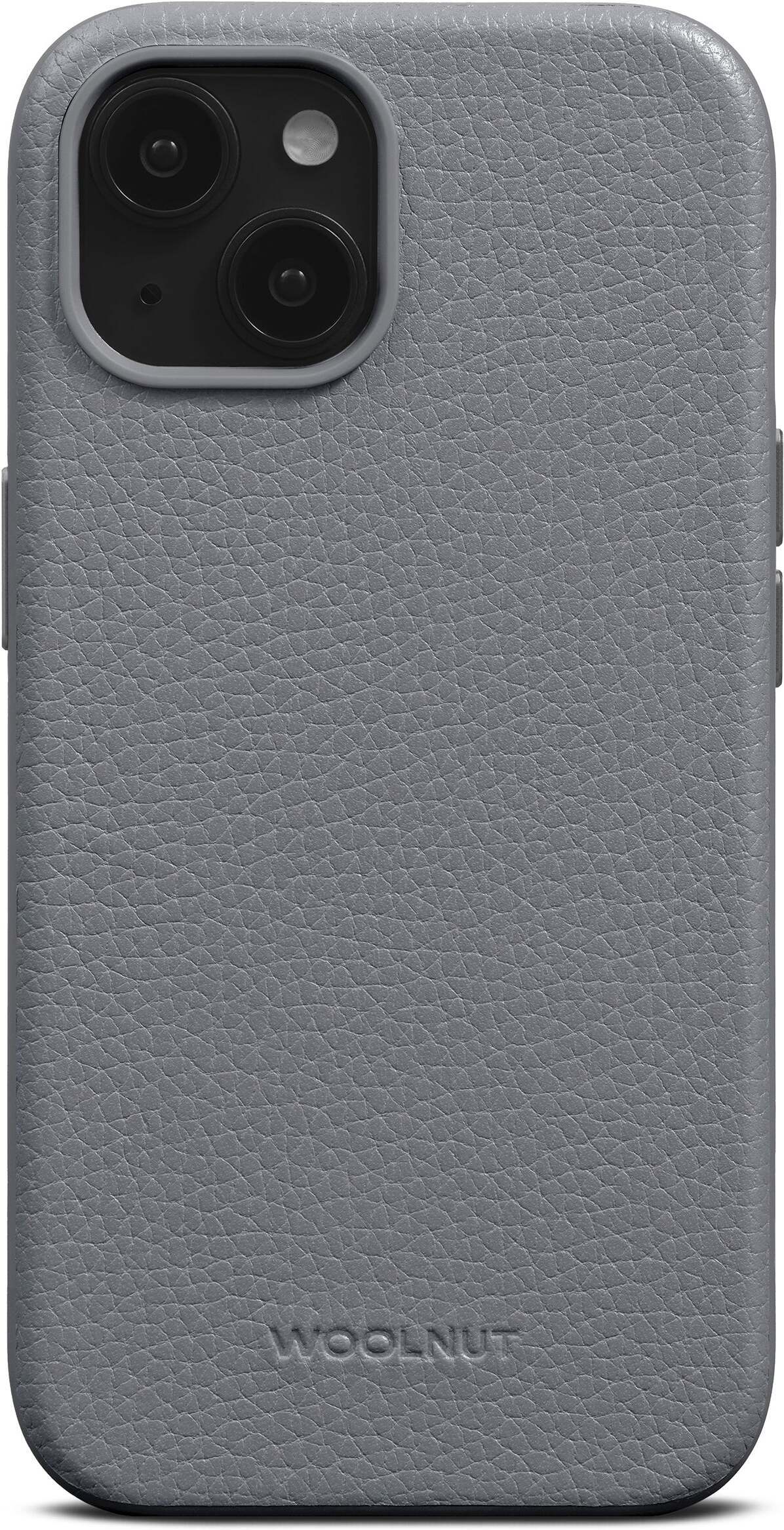 Woolnut Leather Case -suojakotelo, iPhone 15, harmaa – Verkkokauppa.com