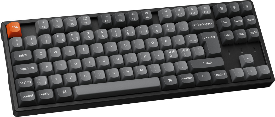 Keychron K8 MAX QMK mekaaninen näppäimistö, Super Red-kytkimet – Verkkokauppa.com