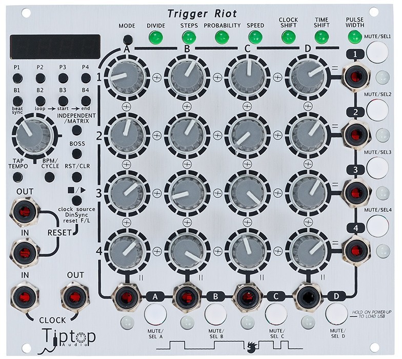 Tiptop Audio Trigger Riot Sequencer -Eurorack moduuli – Verkkokauppa.com