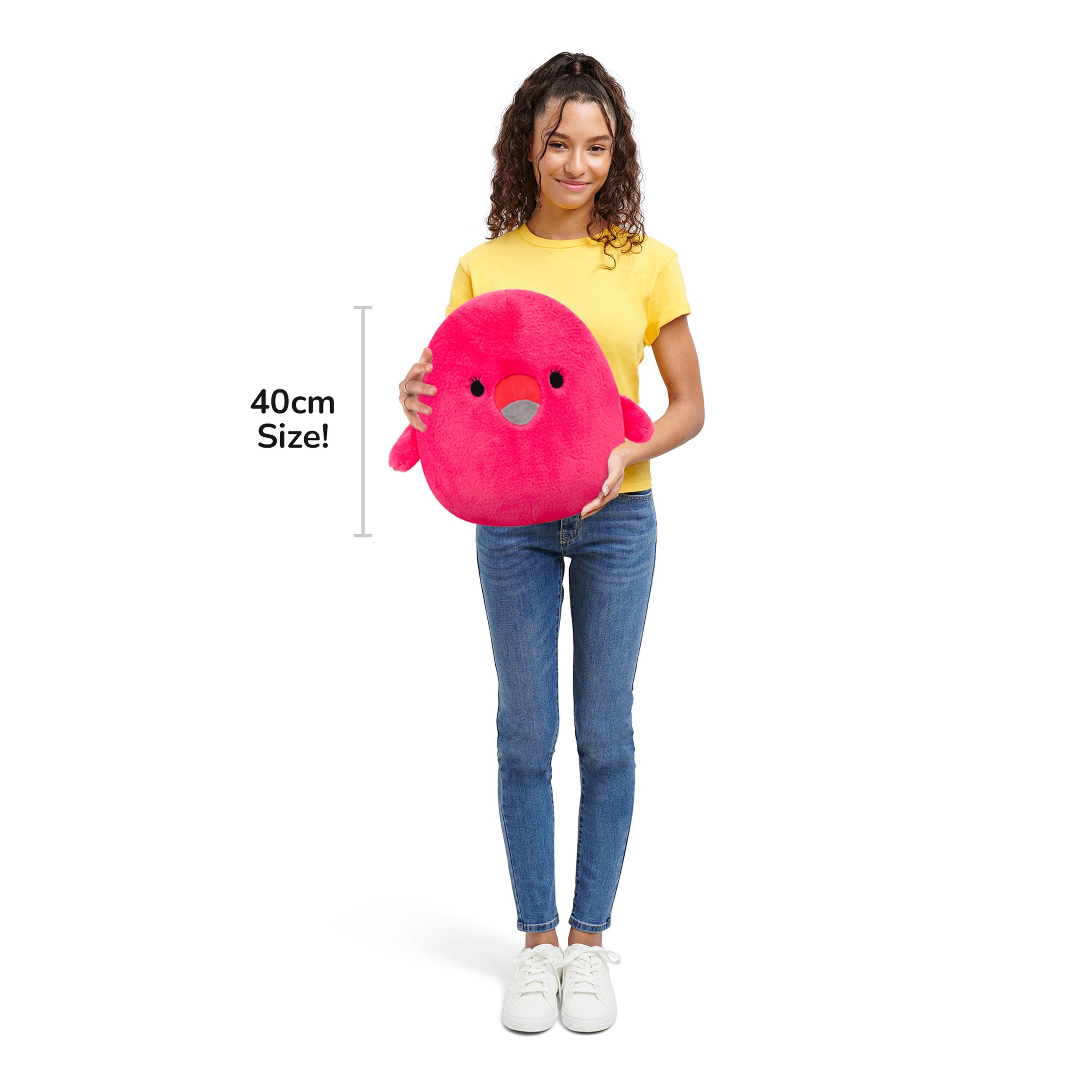 Squishmallows Fuzz A Mallows Cookie Flamingo, pehmolelu, 40 cm ...