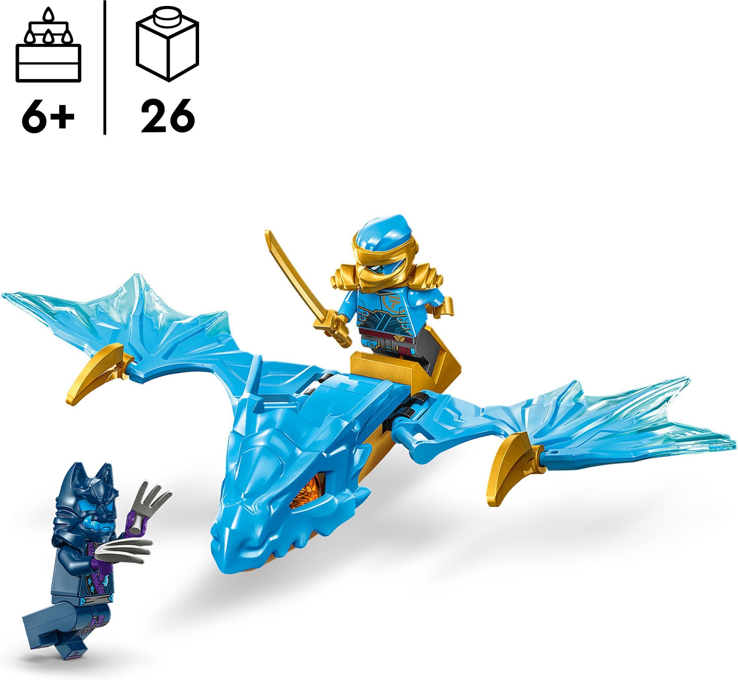 LEGO Ninjago 71802 - Nyan lohikäärmehyökkäys – Verkkokauppa.com