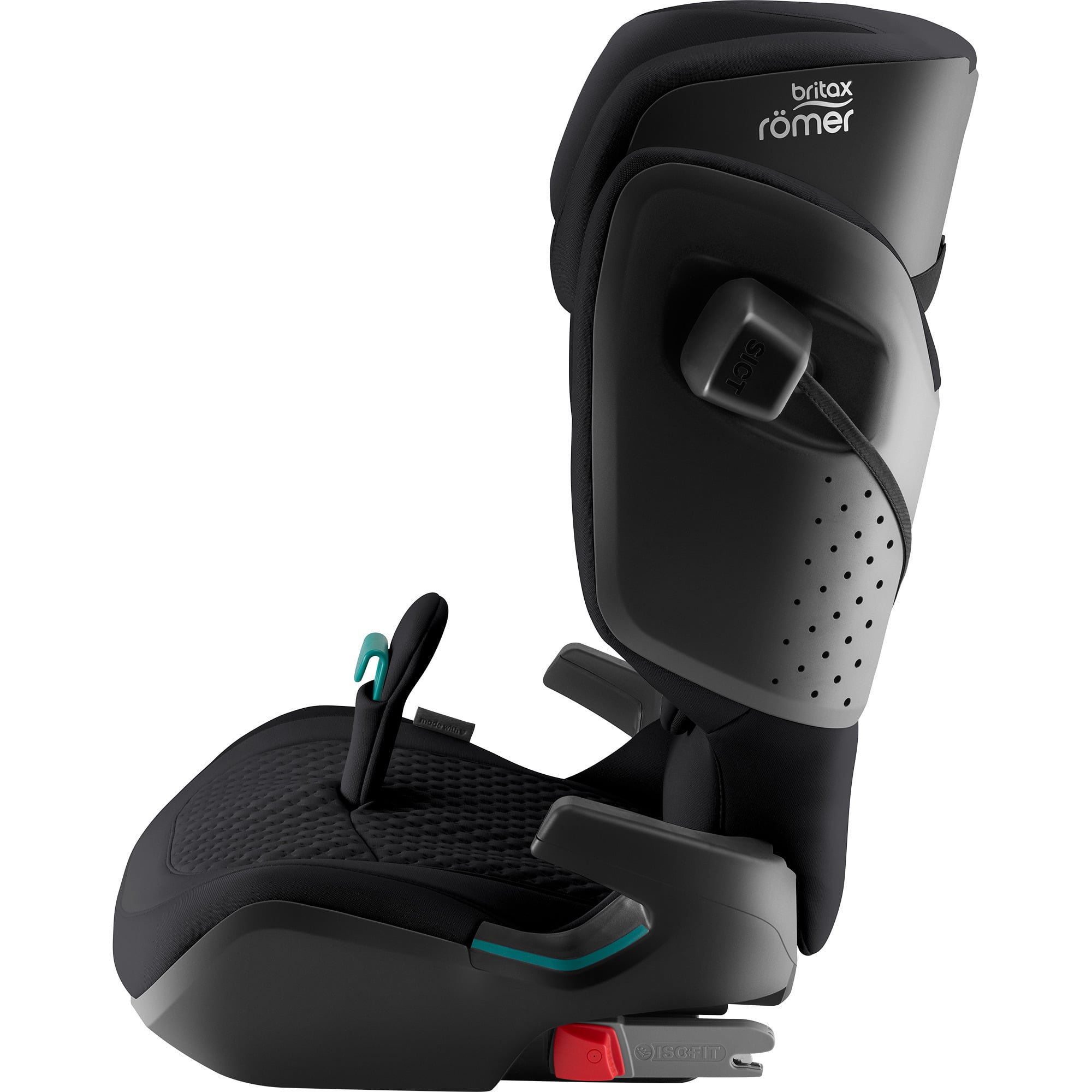 BRITAX RÖMER KIDFIX PRO LUX turvavyöistuin, 100–150 cm, Onyx Black ...