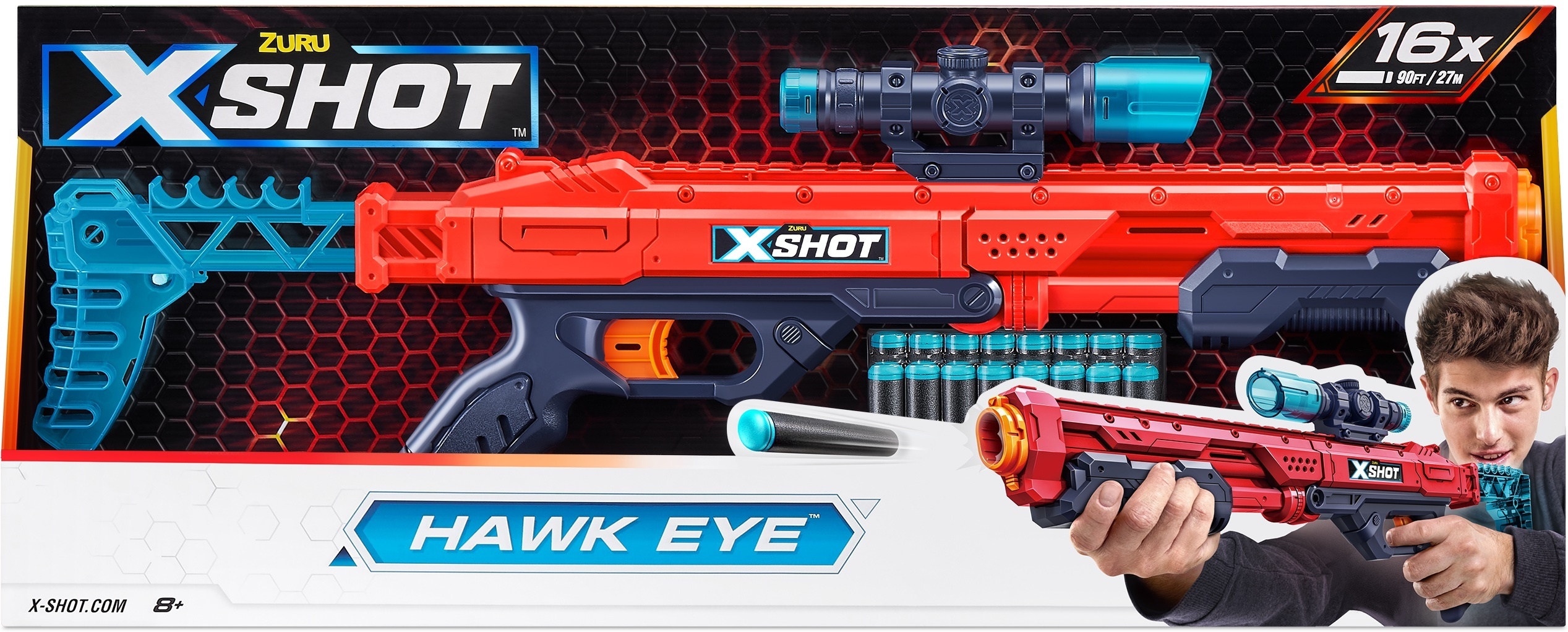 X-Shot Hawk Eye -vaahtomuoviase – Verkkokauppa.com