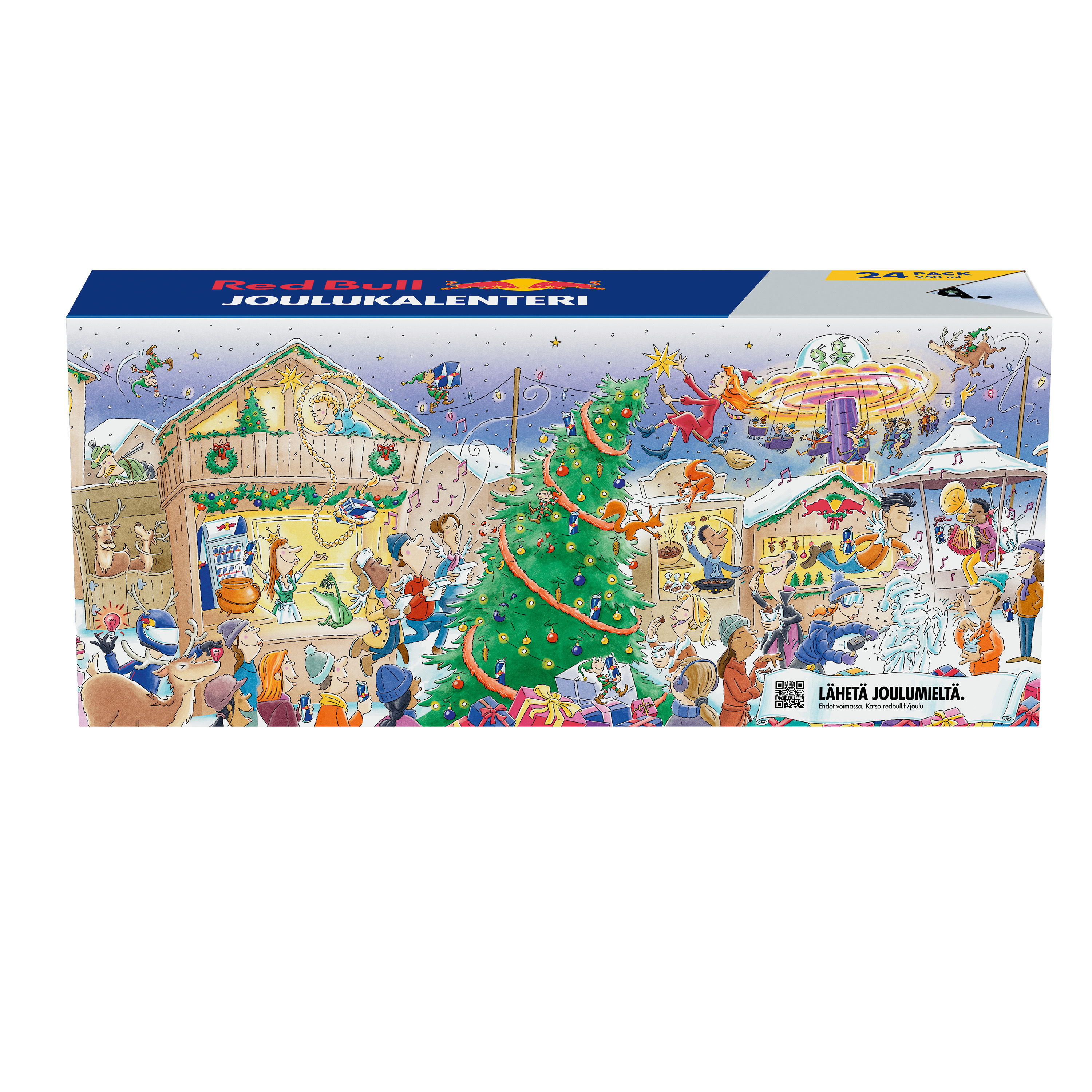 Red Bull energiajuomajoulukalenteri 2025, 24 x 250 ml – Verkkokauppa.com