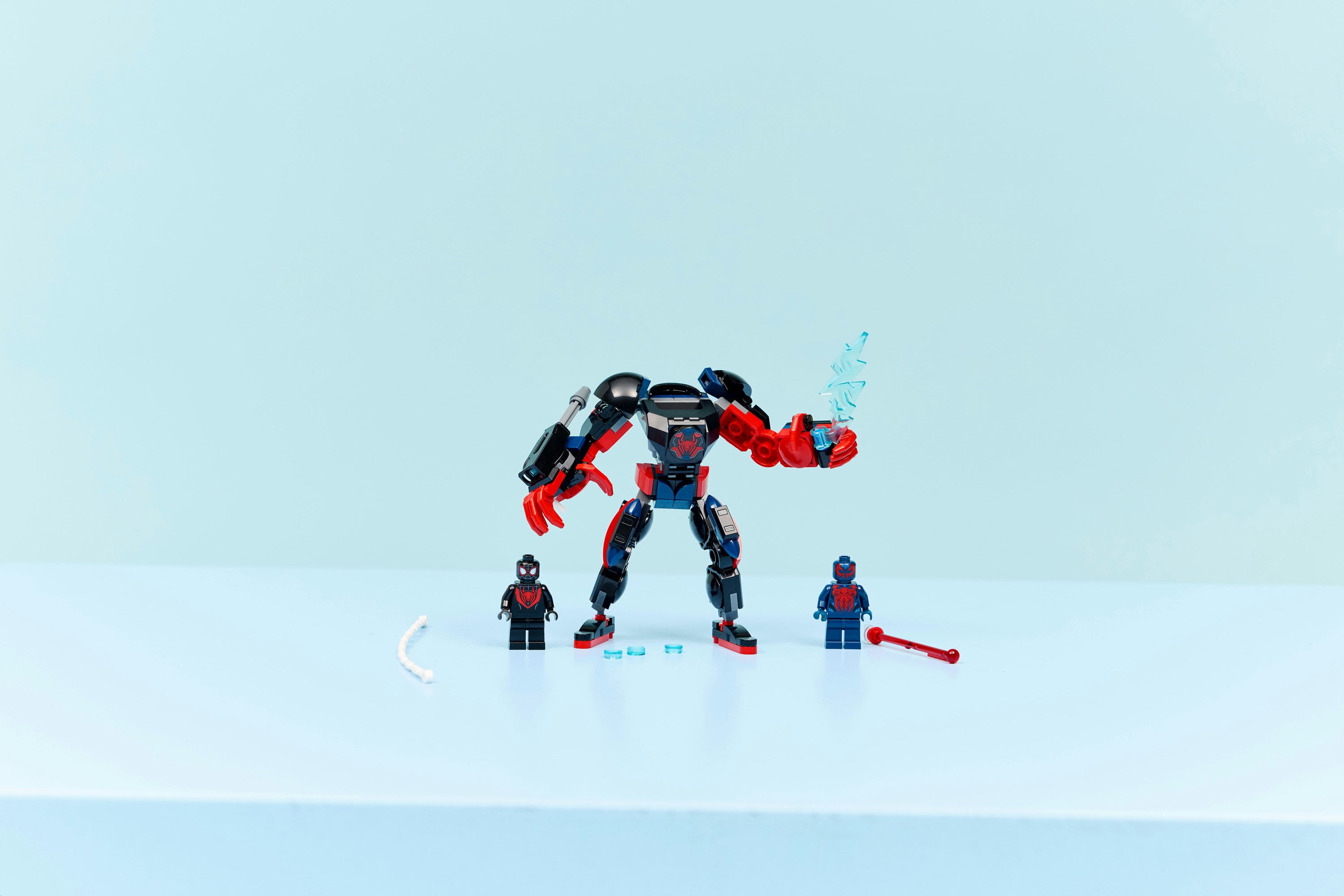 LEGO Super Heroes Marvel 76337 Miles Moralesin robotti vastaan Spider ...