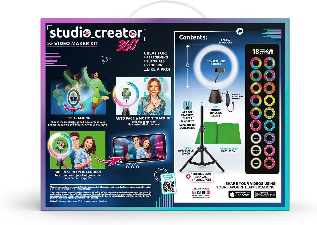Studio Creator 360° Rotating Studio - videostudiosetti – Verkkokauppa.com