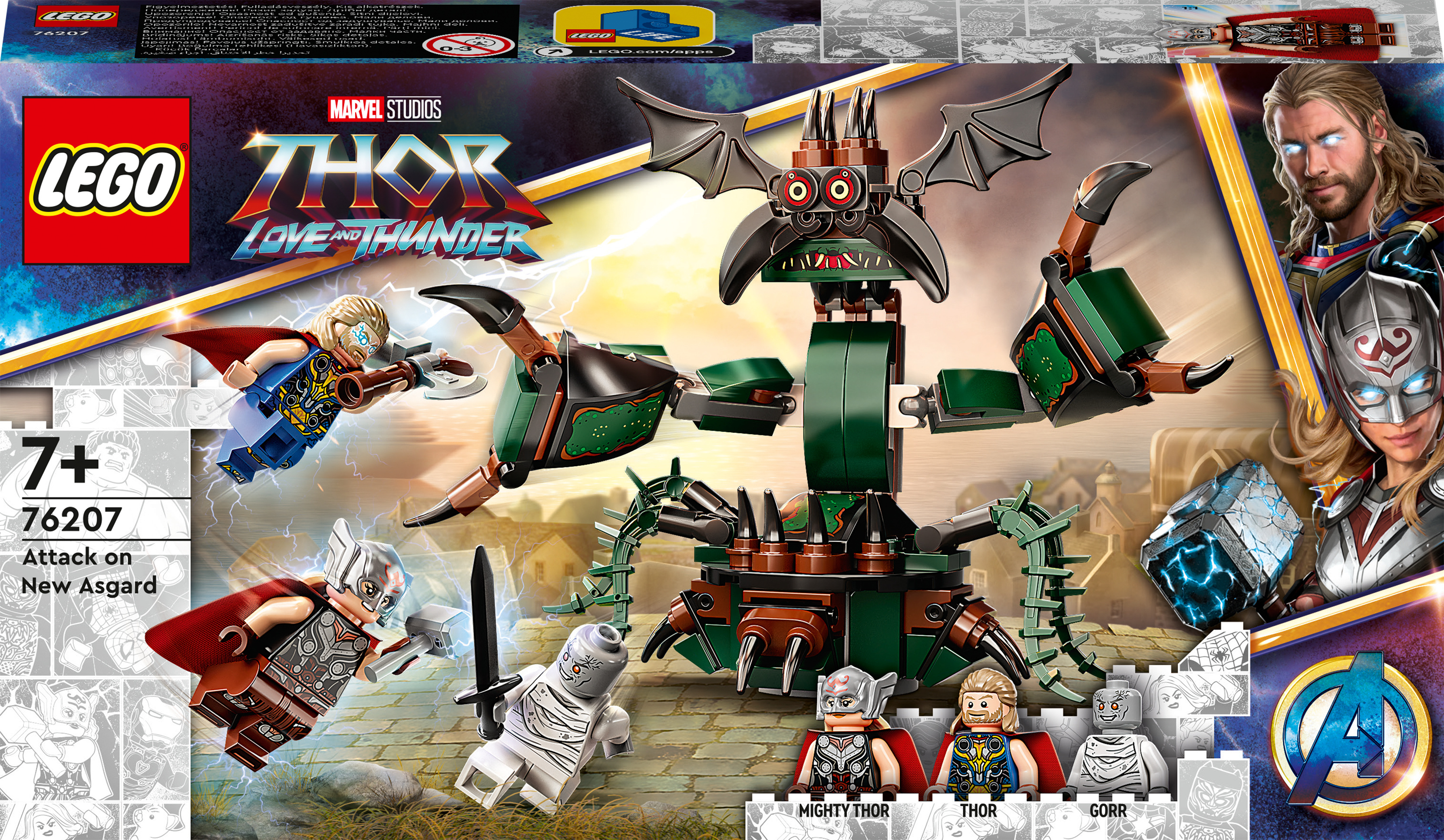 LEGO Super Heroes 76207 - Uusi Asgard hyökkäyksen kohteena ...