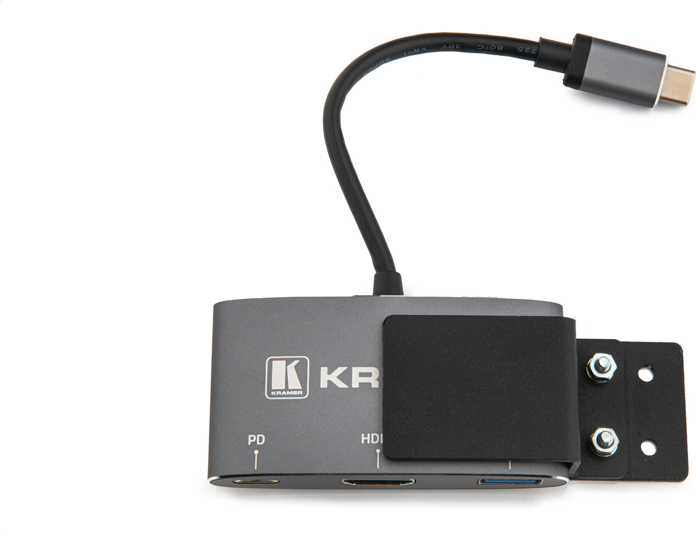 Kramer USB-C MultiPort 4K HDMI -adapteri, harmaa – Verkkokauppa.com
