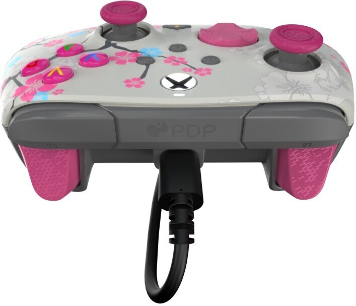 PDP Rematch Wired Controller - Blossom (Glow In Dark) -langallinen ...