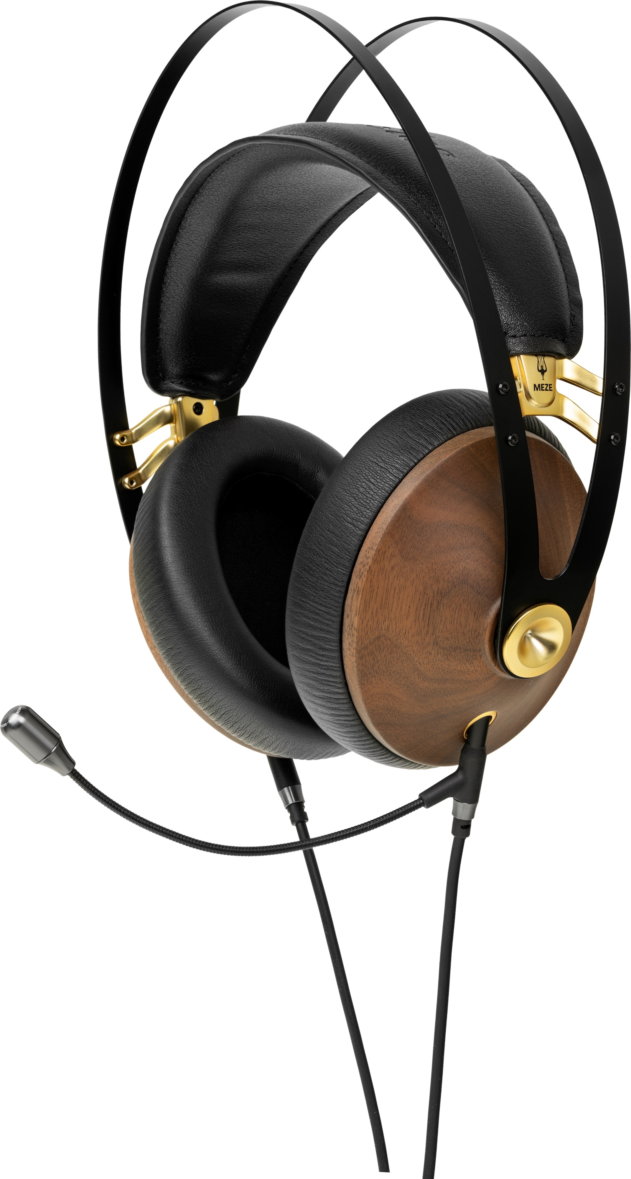 Meze Audio 99 Classics Boom Mic headset, Walnut Gold – Verkkokauppa.com