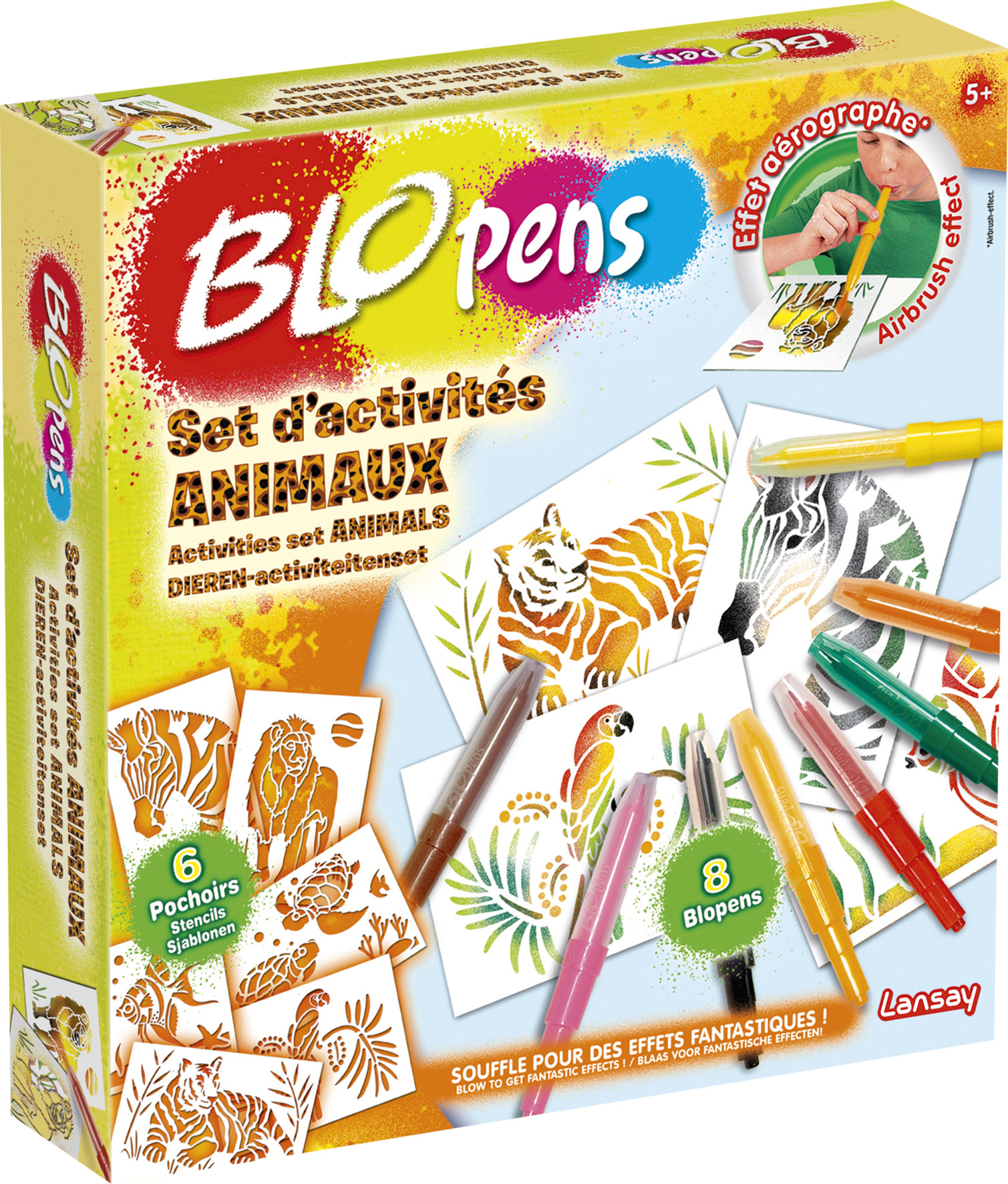 Blo Pens Activity Set -puhallustussit, eläimet – Verkkokauppa.com