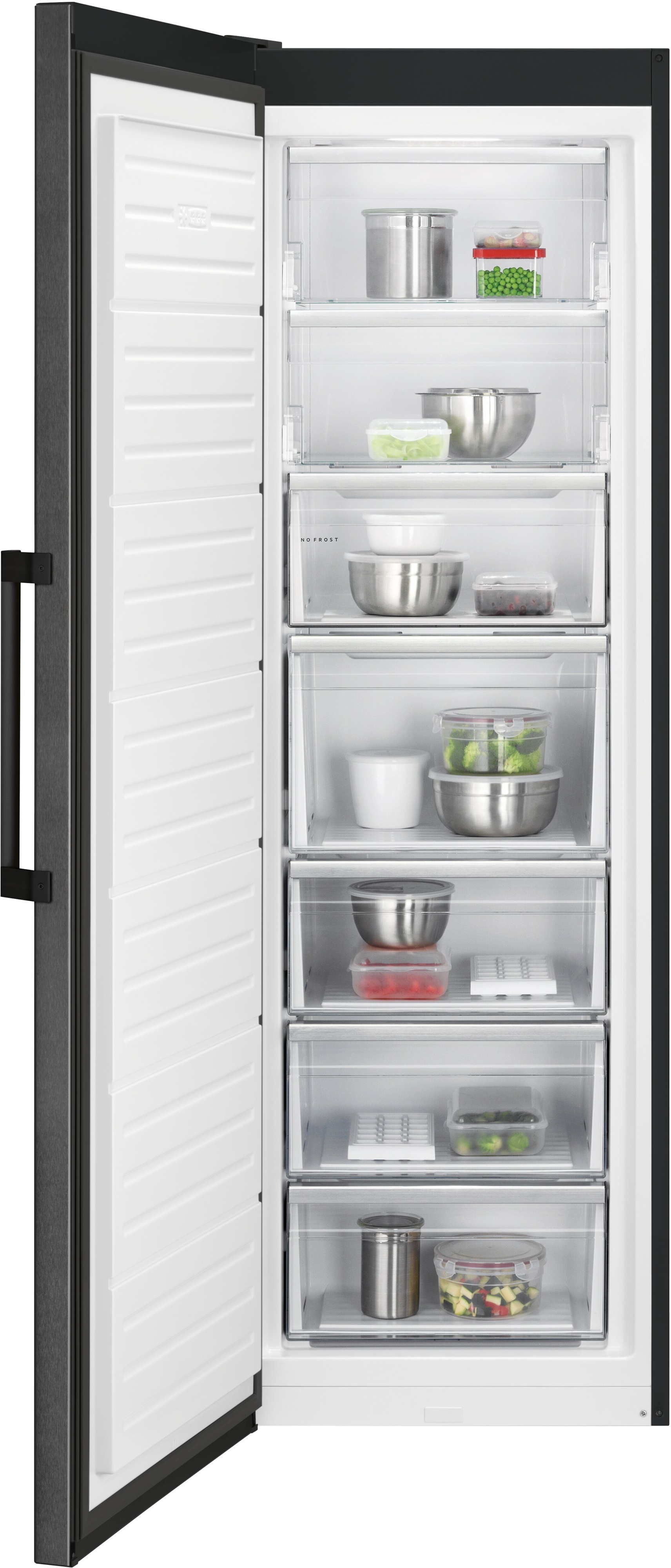 AEG AGB728E5NB 7000-sarjan -kaappipakastin, musta teräs – Verkkokauppa.com