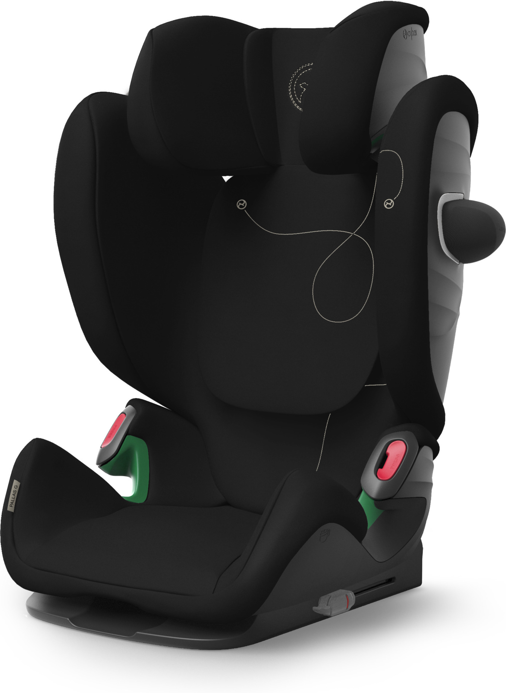 CYBEX Pallas G i-Size -turvaistuin, 76 - 150 cm, Moon Black ...