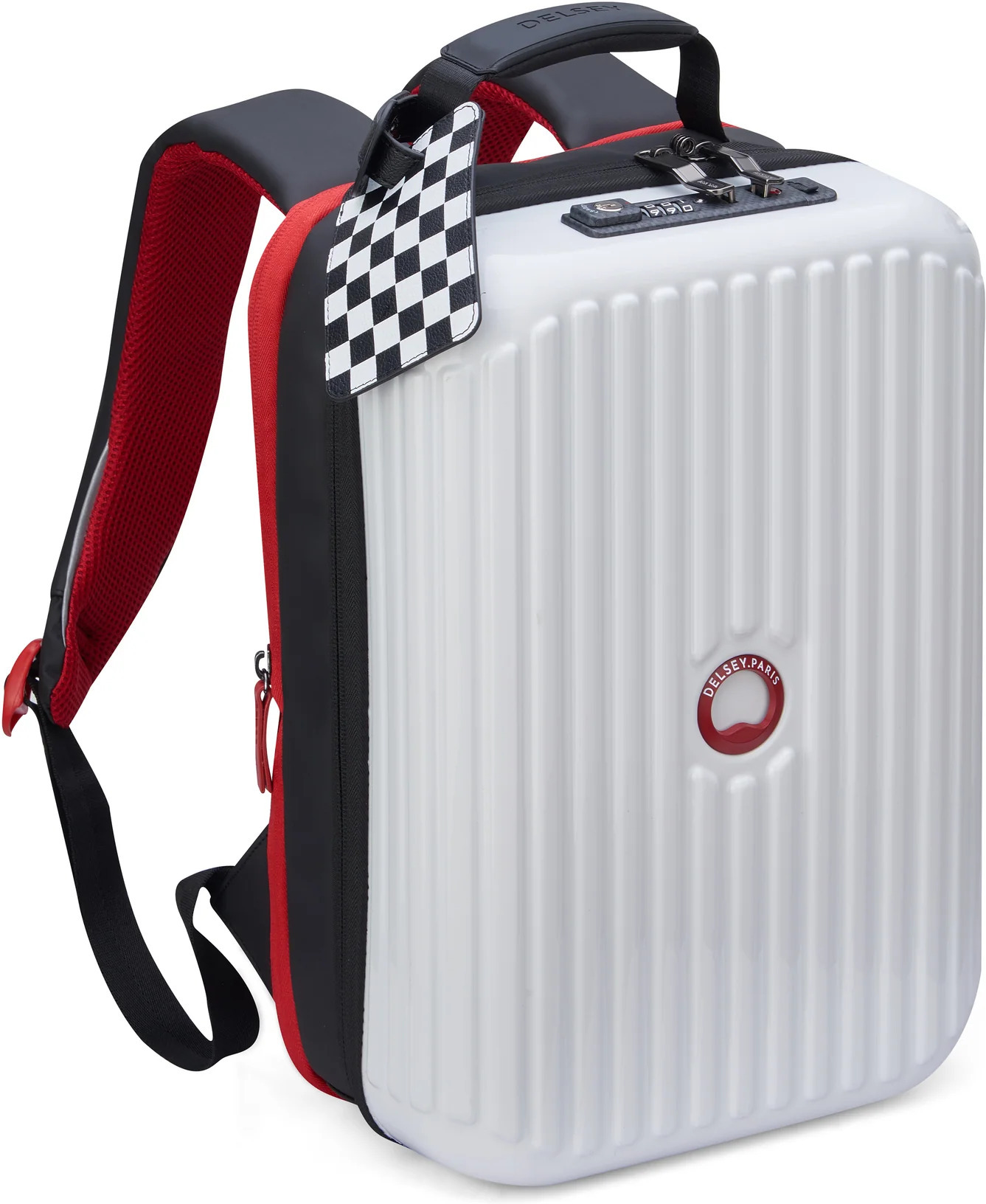 Delsey F1 Securitime Zip -reppu, valkoinen – Verkkokauppa.com