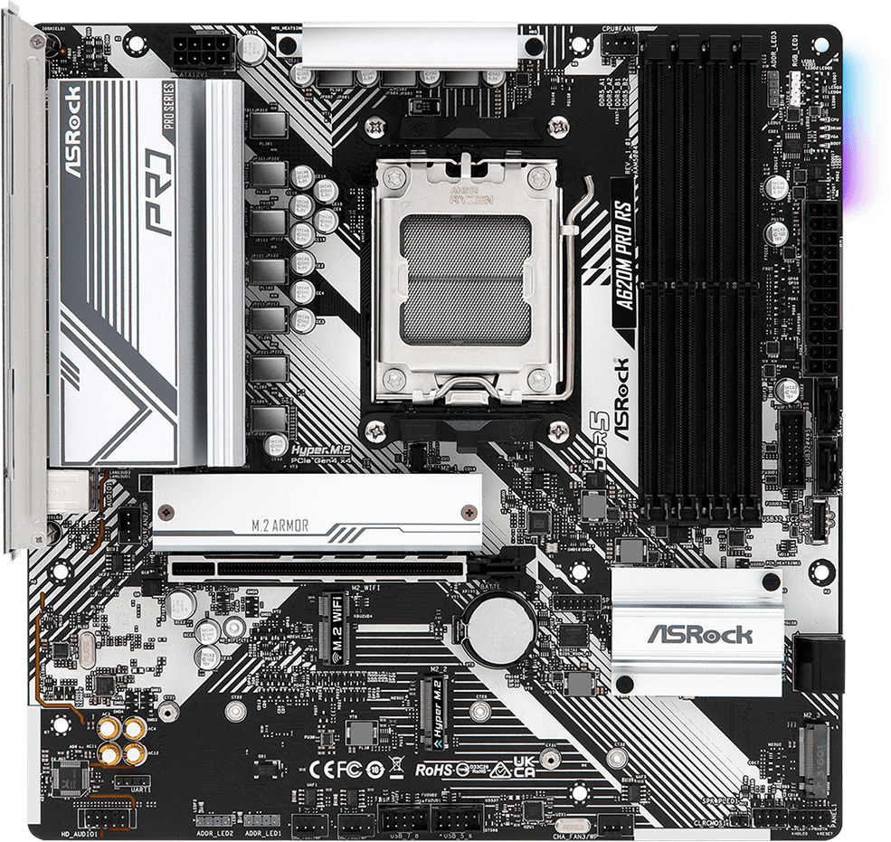 ASRock A620M PRO RS mATX-emolevy – Verkkokauppa.com