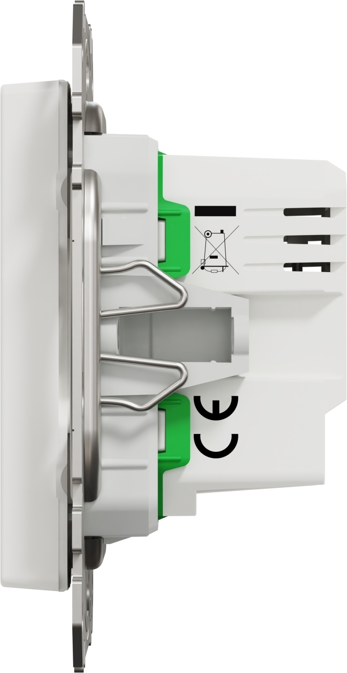 Schneider Electric Wiser Exxact -LED-painikesäädin, 130 W, valkoinen ...