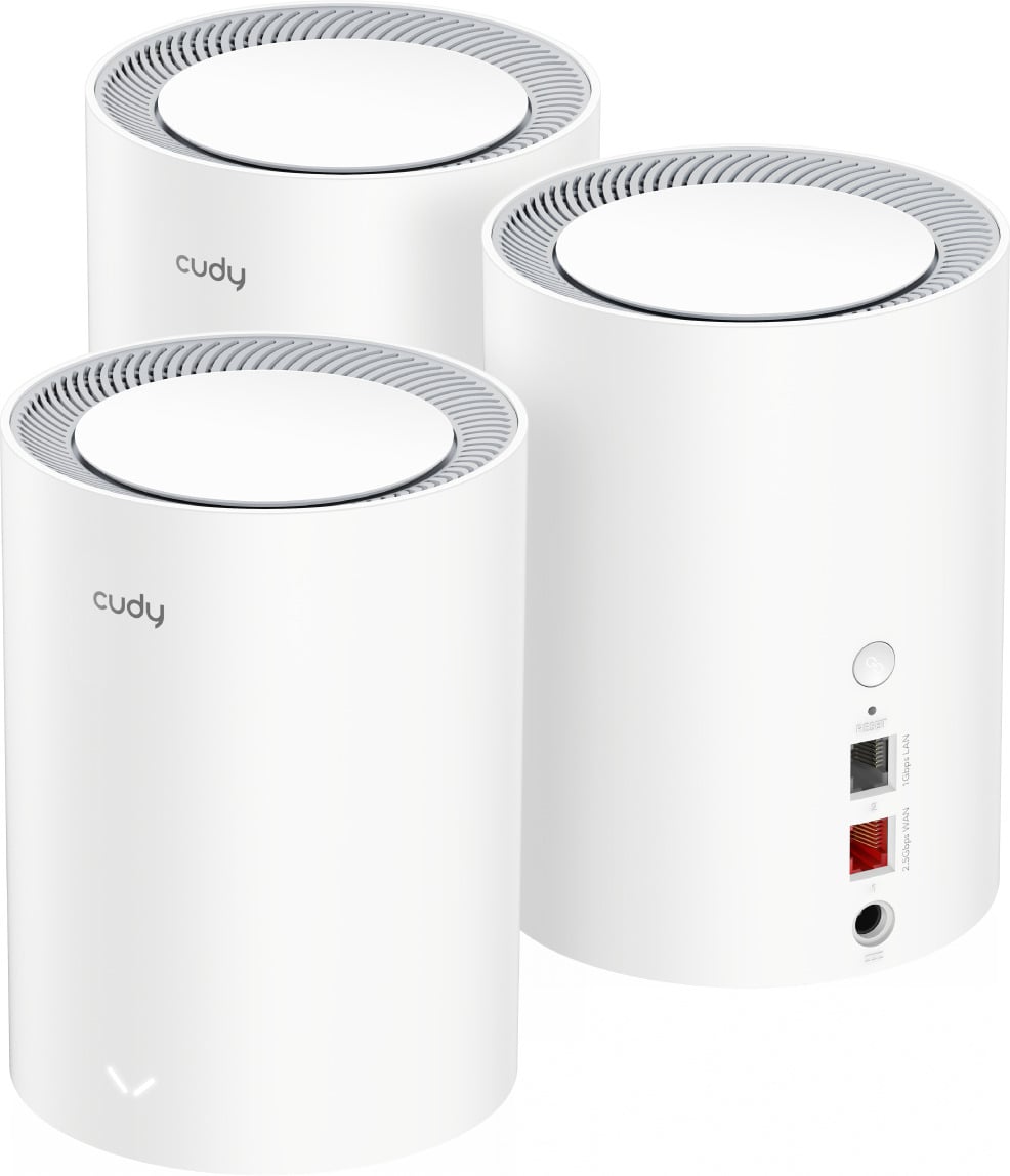 Cudy M3000 WiFi 6 -Mesh-järjestelmä, 3-pack – Verkkokauppa.com
