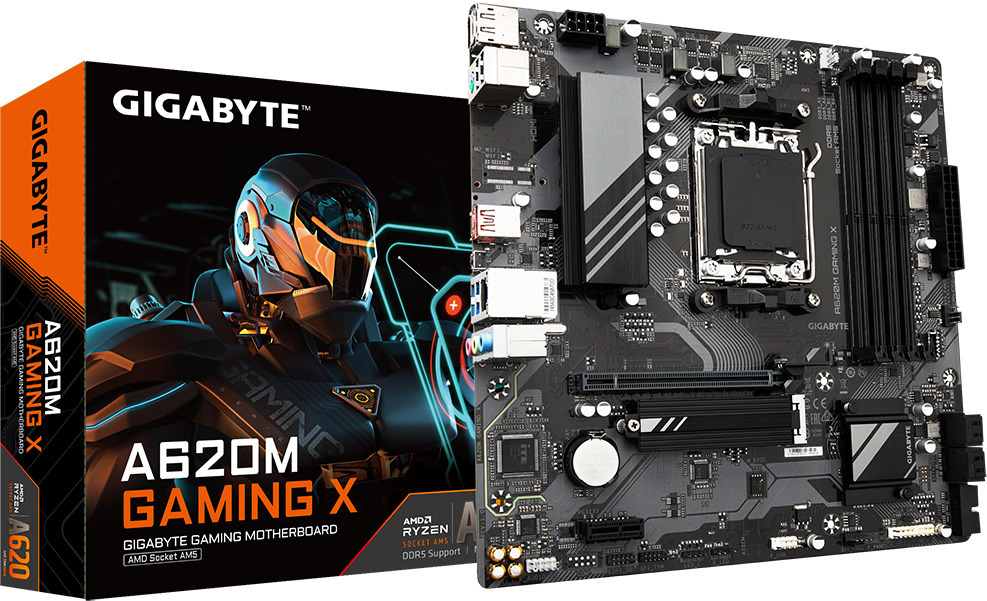 GIGABYTE A620M GAMING X mATX-emolevy – Verkkokauppa.com