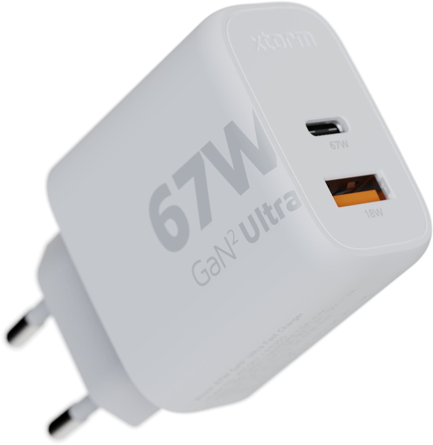 Xtorm XEC067 GaN² Ultra 67 W -verkkovirtalaturi, USB-C / A ...