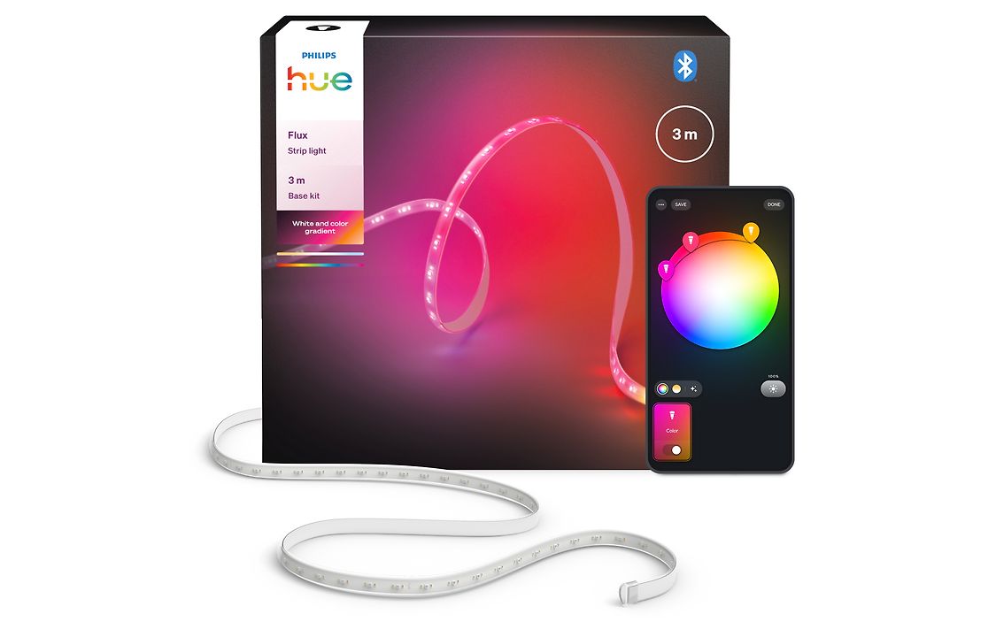 Philips Hue Flux strip light älyvalonauha, 3 m – Verkkokauppa.com
