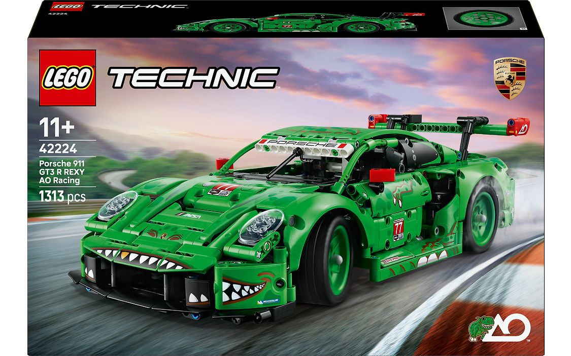 LEGO Technic 42224 Porsche 911 GT3 R REXY AO Racing -auto ...