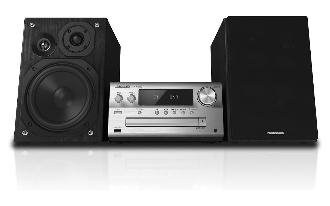 Panasonic SC-PMX90 CD-stereojärjestelmä, hopea – Verkkokauppa.com