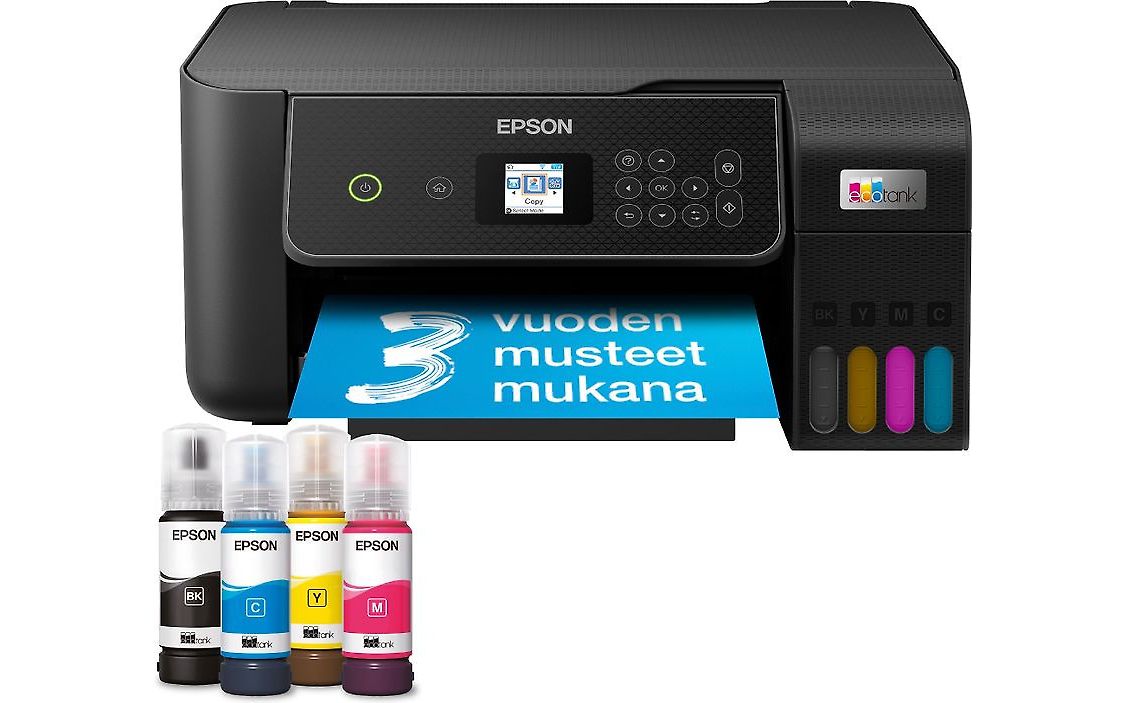 Epson EcoTank ET-2871 A4-monitoimitulostin, musta – Verkkokauppa.com