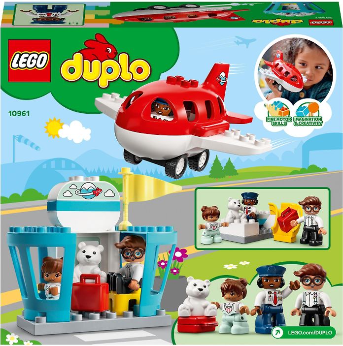 LEGO DUPLO Town 10961 - Lentokone ja lentokenttä – Verkkokauppa.com