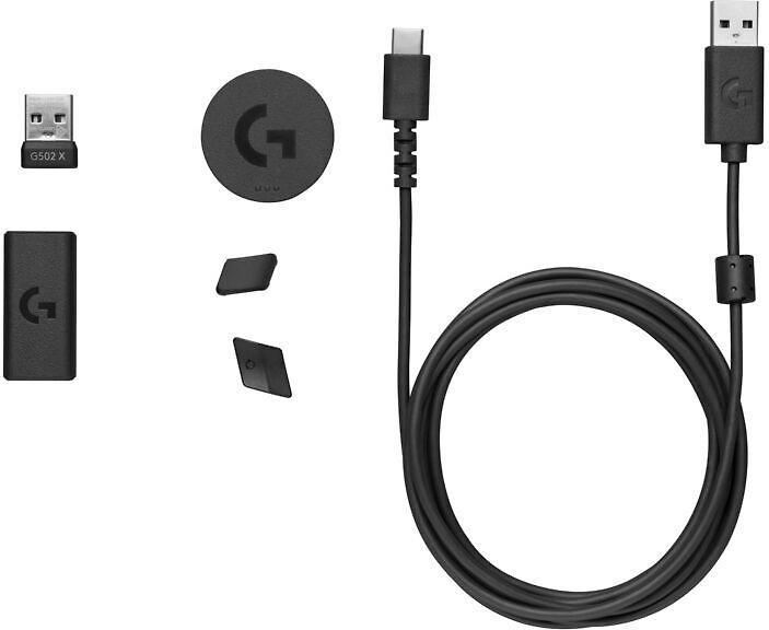 Logitech G502 X Plus Lightspeed -langaton pelihiiri, musta ...