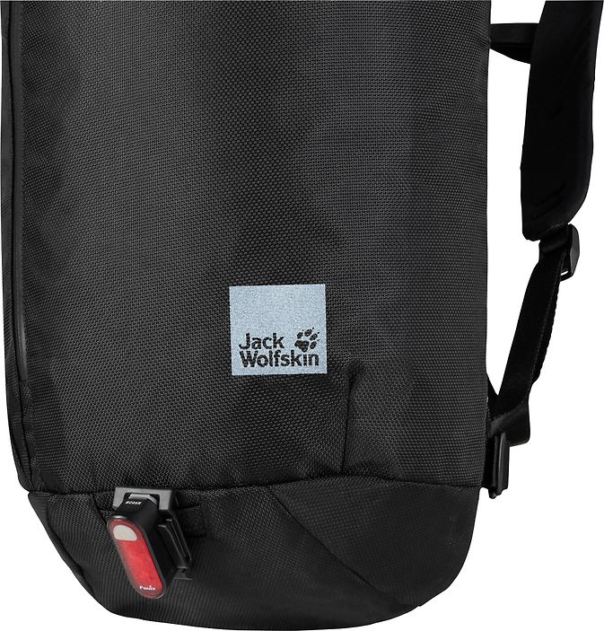Jack Wolfskin Helsinki Rolltop -päiväreppu, ultra black – Verkkokauppa.com