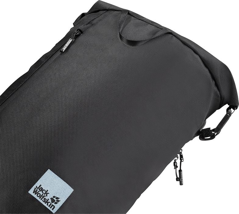 Jack Wolfskin Helsinki Rolltop -päiväreppu, ultra black – Verkkokauppa.com