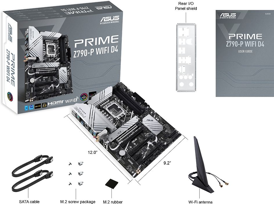 Asus PRIME Z790-P WIFI D4 ATX -emolevy – Verkkokauppa.com