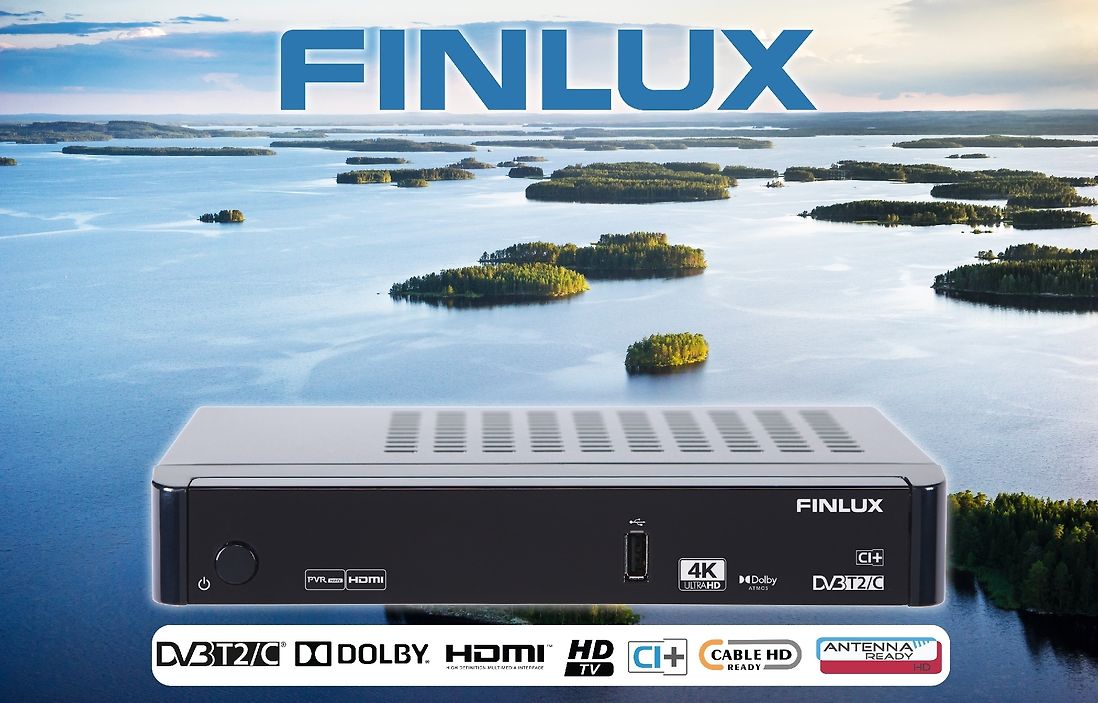 Finlux FUH-7110 HD-digiboksi antenni -ja kaapeliverkkoihin (2024) – Verkkokauppa.com