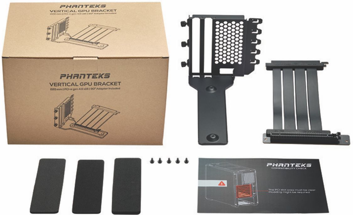 Phanteks Vertical GPU Kit -asennuskehikko näytönohjaimelle ...