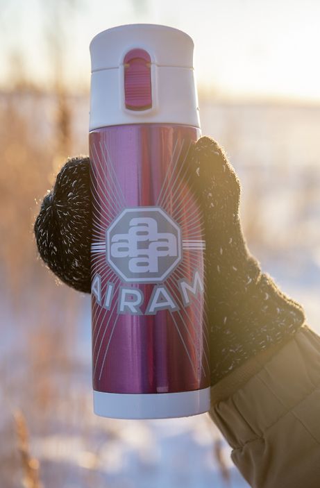 Airam Roosa nauha Klassikko-teräsmuki, pinkki, 0,45L – Verkkokauppa.com