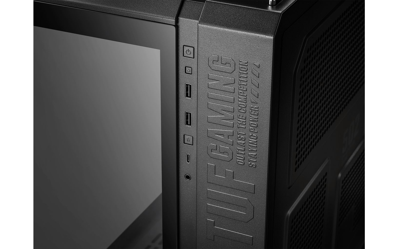 Asus TUF Gaming GT502 PLUS TG ARGB ATX-kotelo ikkunalla, musta ...