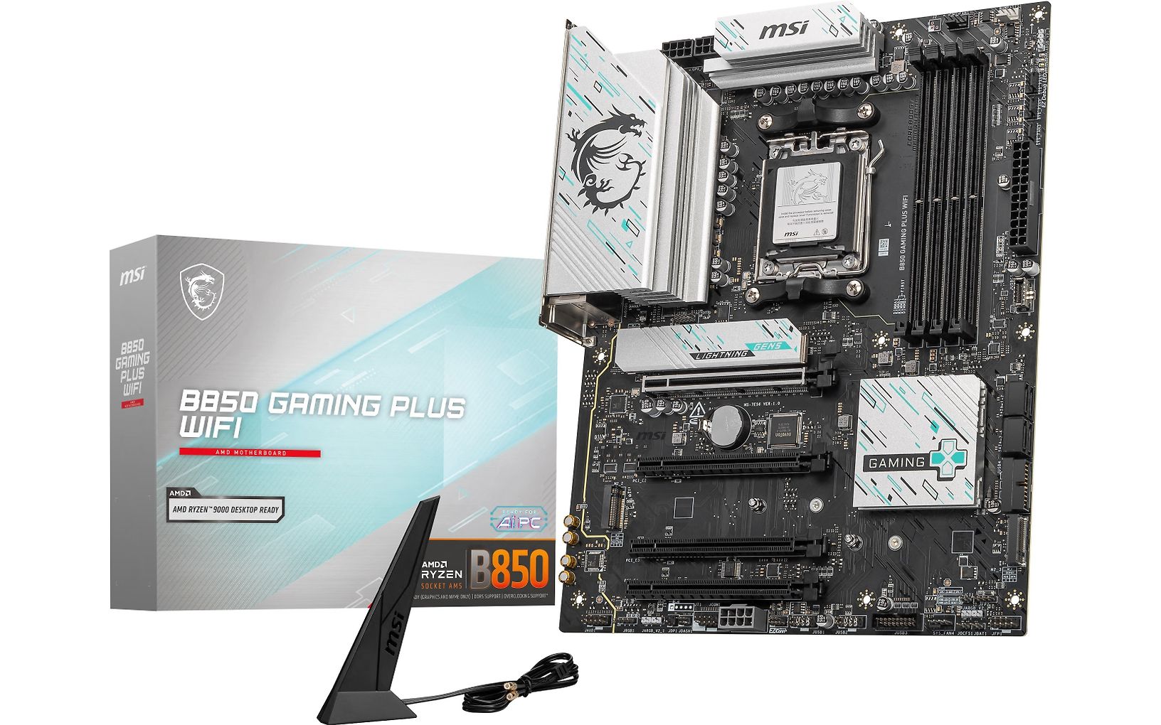 MSI B850 GAMING PLUS WIFI AM5 ATX-emolevy – Verkkokauppa.com