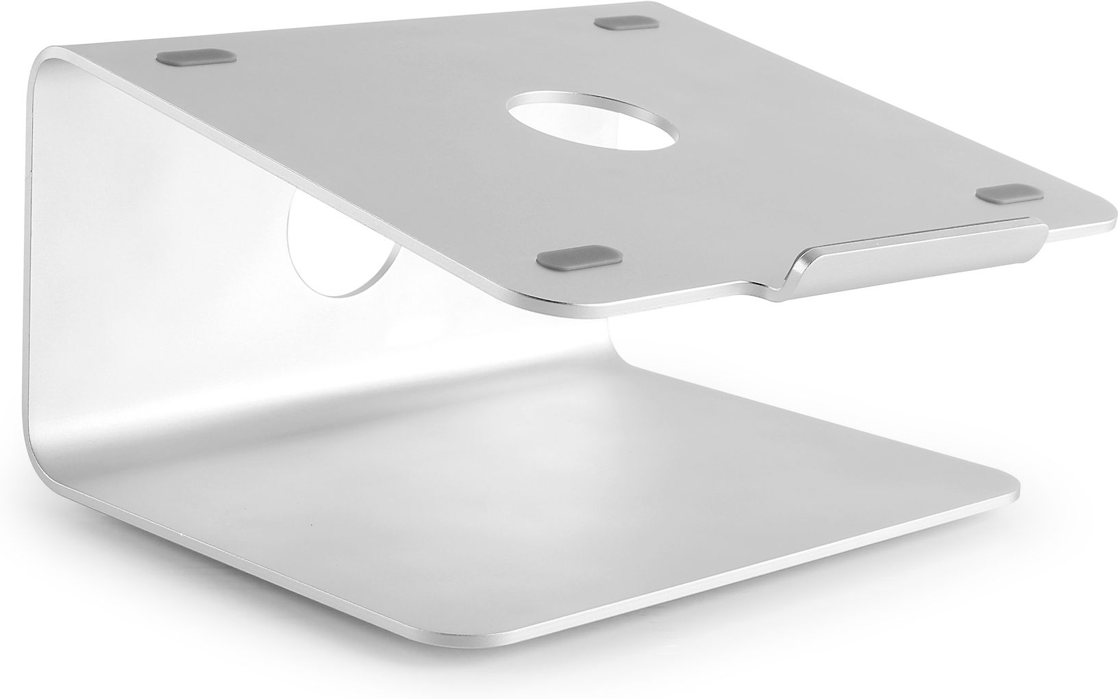 ErgoWork BaseStand -kannettavan tietokoneen alusta, hopea – Verkkokauppa.com