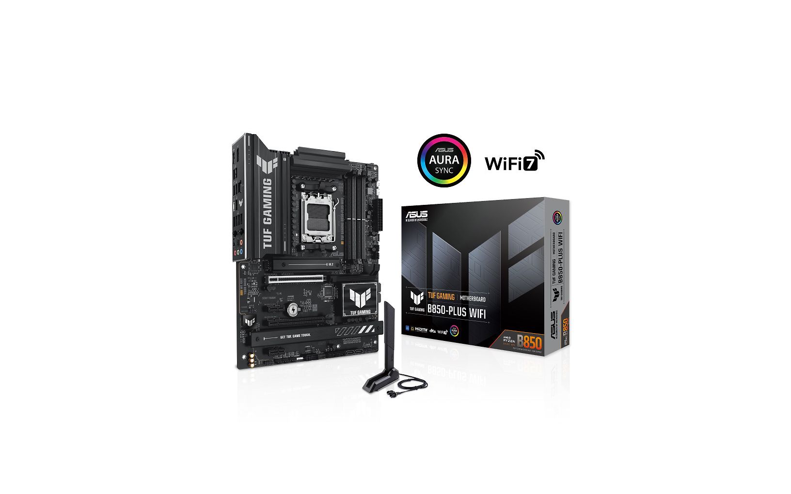 ASUS TUF GAMING B850-PLUS WIFI AM5 ATX emolevy – Verkkokauppa.com