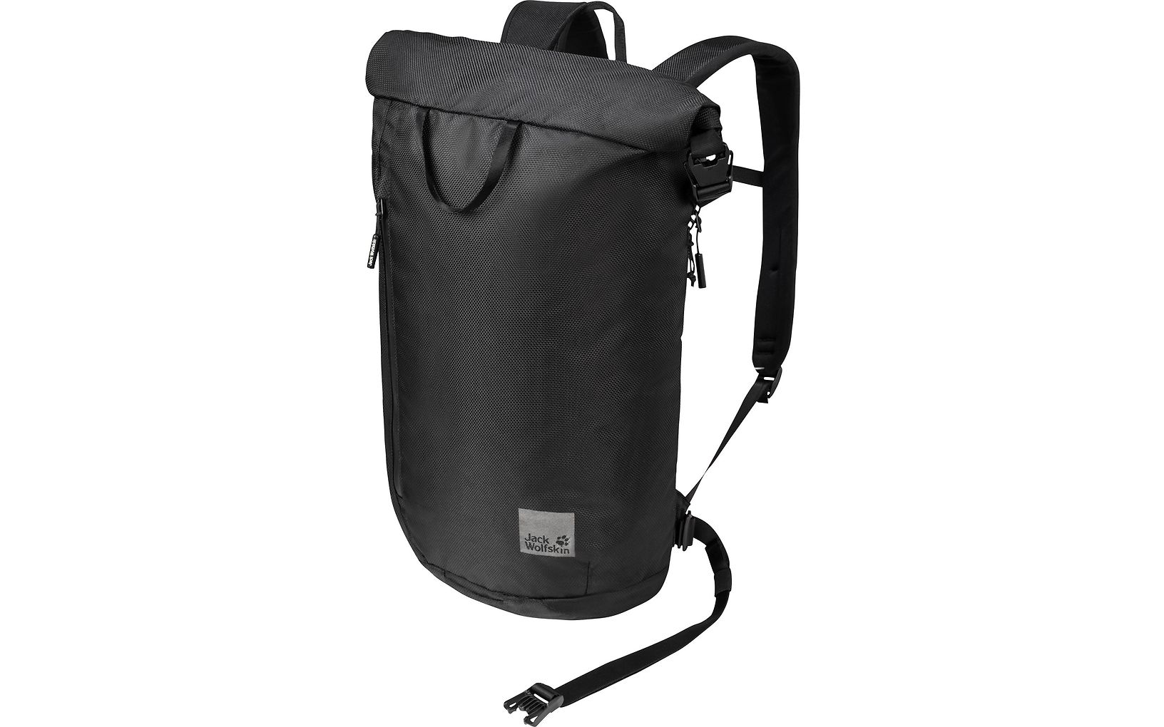 Jack Wolfskin Helsinki Rolltop -päiväreppu, ultra black – Verkkokauppa.com