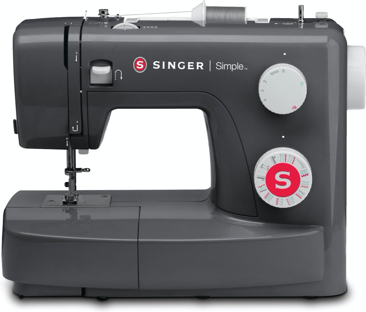 Singer Simple 3223 Dark Grey -ompelukone – Verkkokauppa.com
