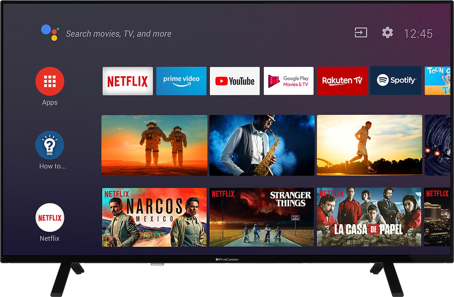 ProCaster 50SL901H 50" 4K Android LED TV – Verkkokauppa.com