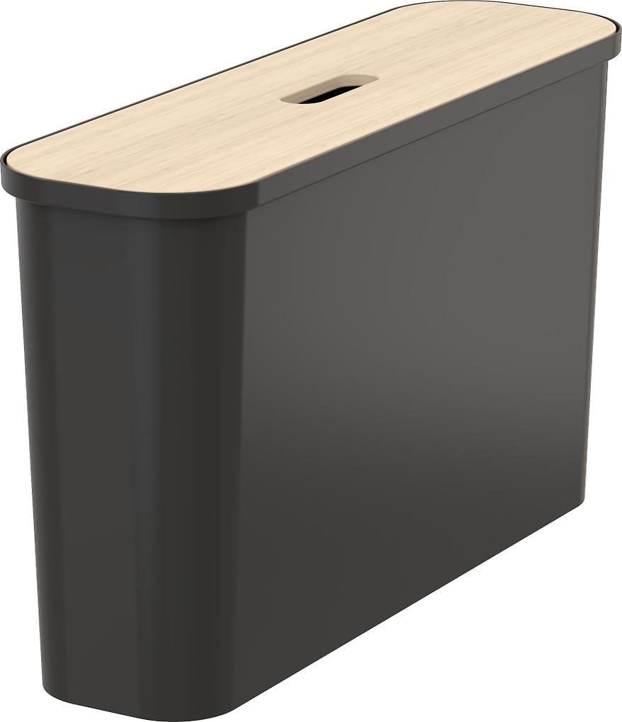 SmartStore Collect Slim 46 L vanerikannella, musta – Verkkokauppa.com