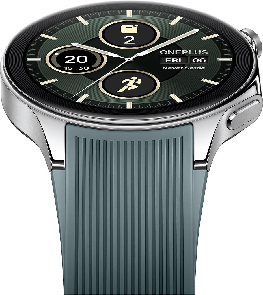 OnePlus Watch 2 -älykello, 47 mm, Radiant Steel – Verkkokauppa.com