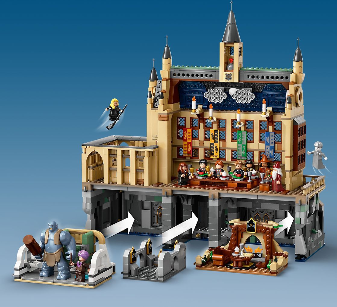 LEGO Harry Potter 76435 - Tylypahkan linna: Suuri sali – Verkkokauppa.com