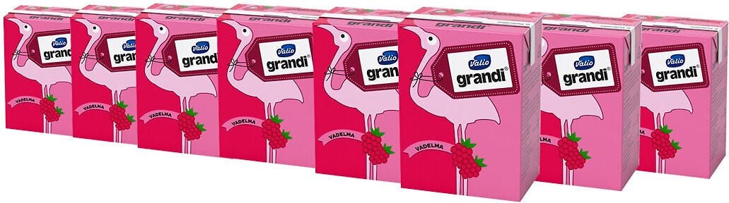 Valio Grandi Vadelma -pillimehu, 200 ml, 18-pack – Verkkokauppa.com