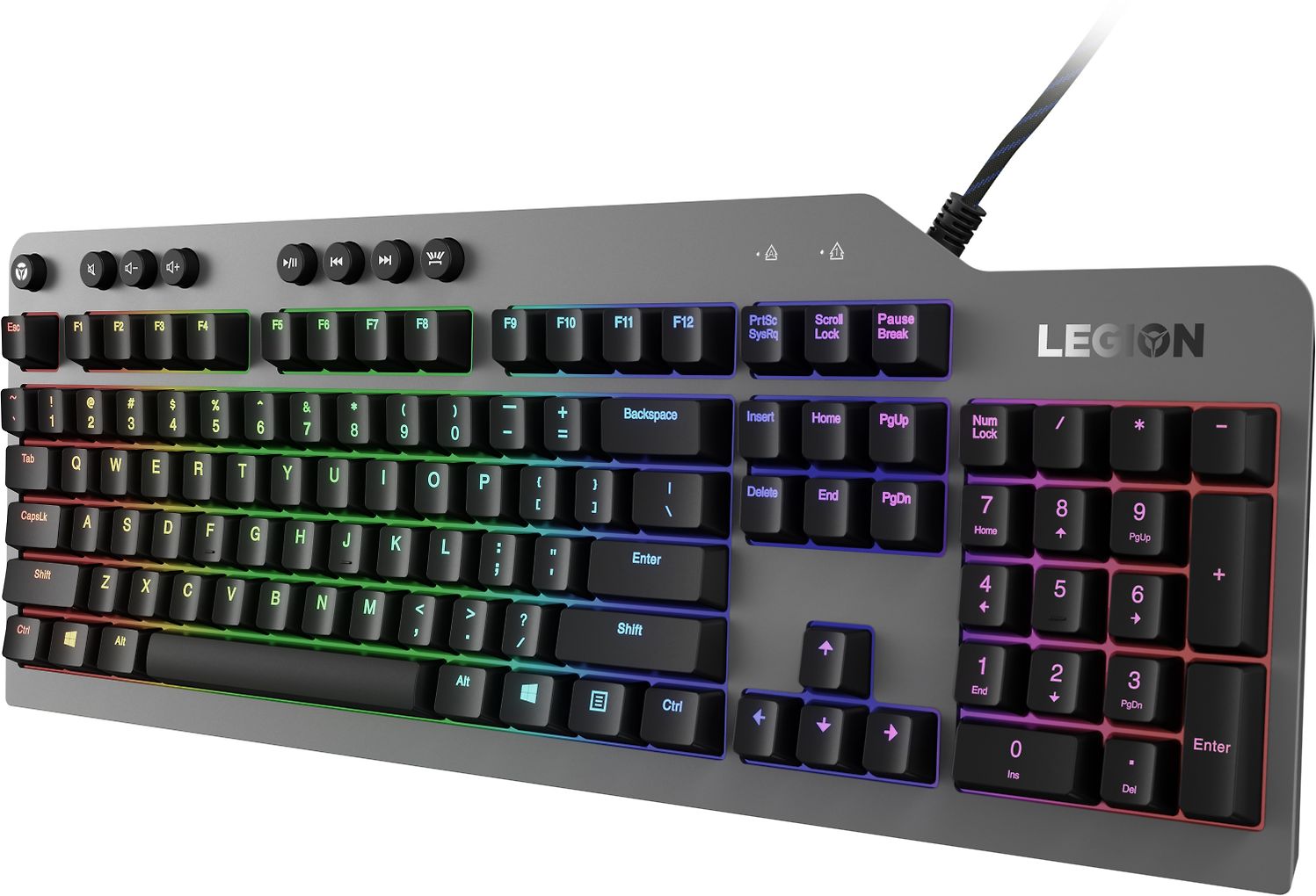 Lenovo Legion K500 RGB Mechanical Gaming Keyboard -pelinäppäimistö ...